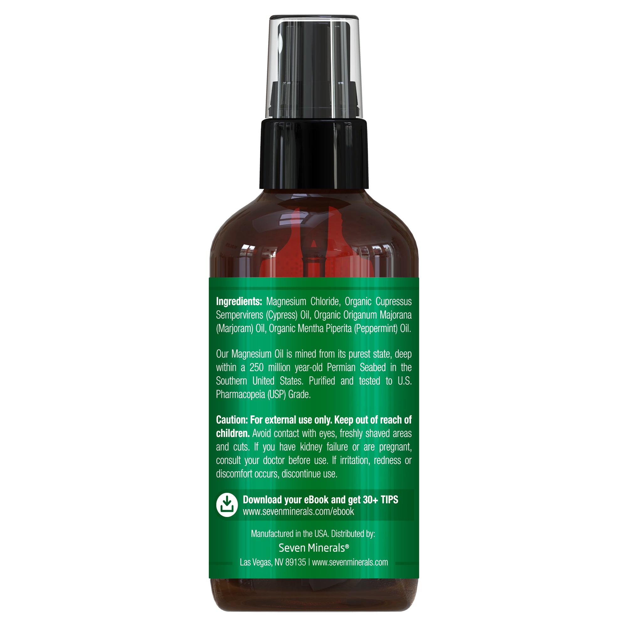 Leg Cramp Pain Relief Spray 4oz - Seven Minerals