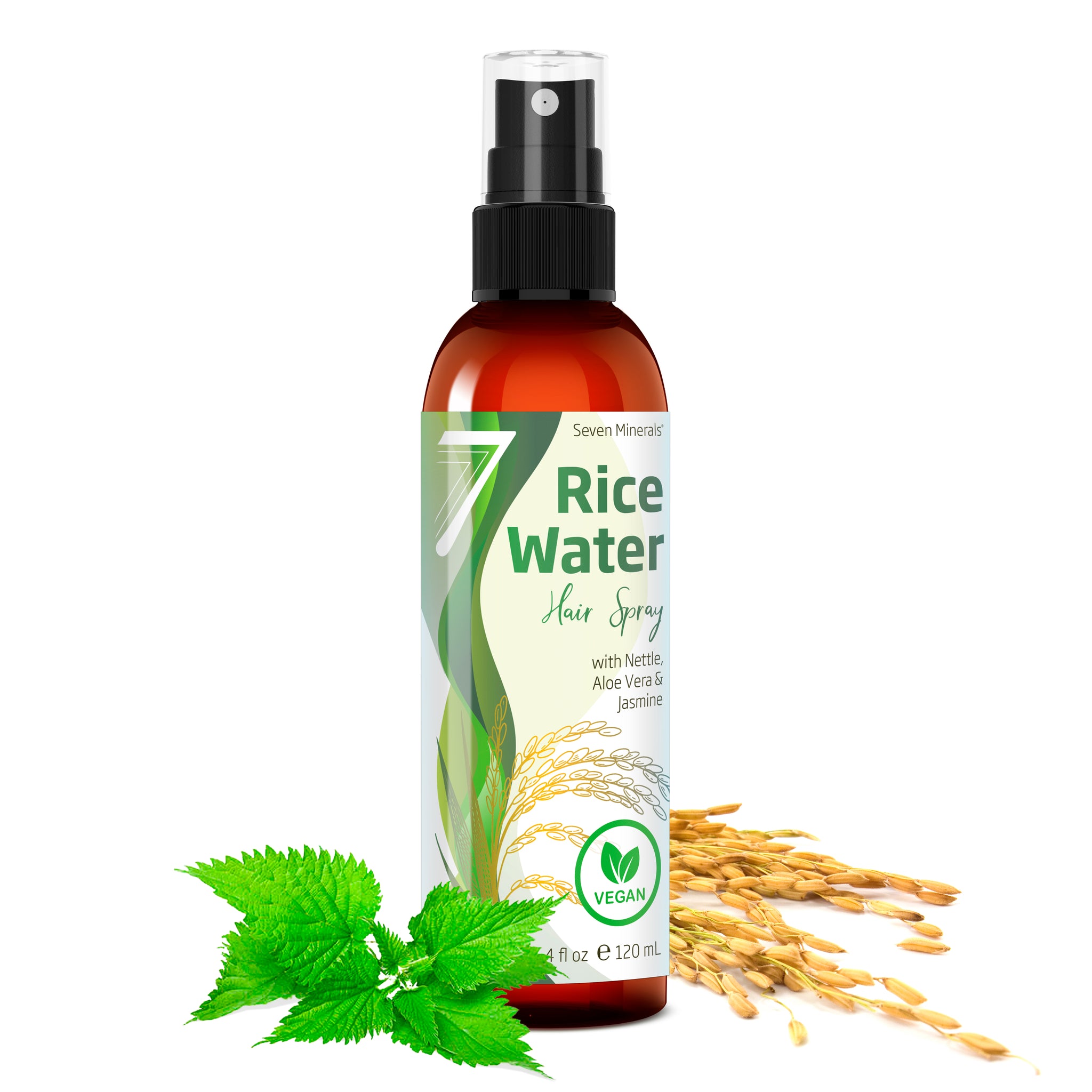 Rice Water Spray 4oz Nettle - Seven Minerals