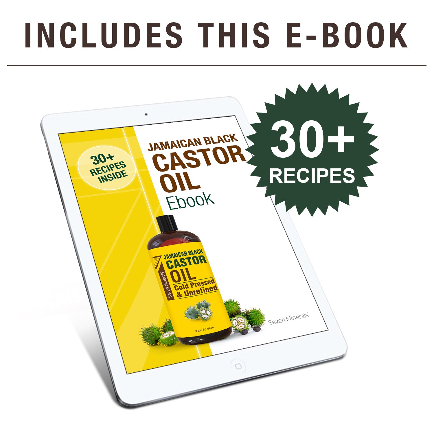 Pure Jamaican Black Castor Oil (Shipping Within USA only) - Seven Minerals